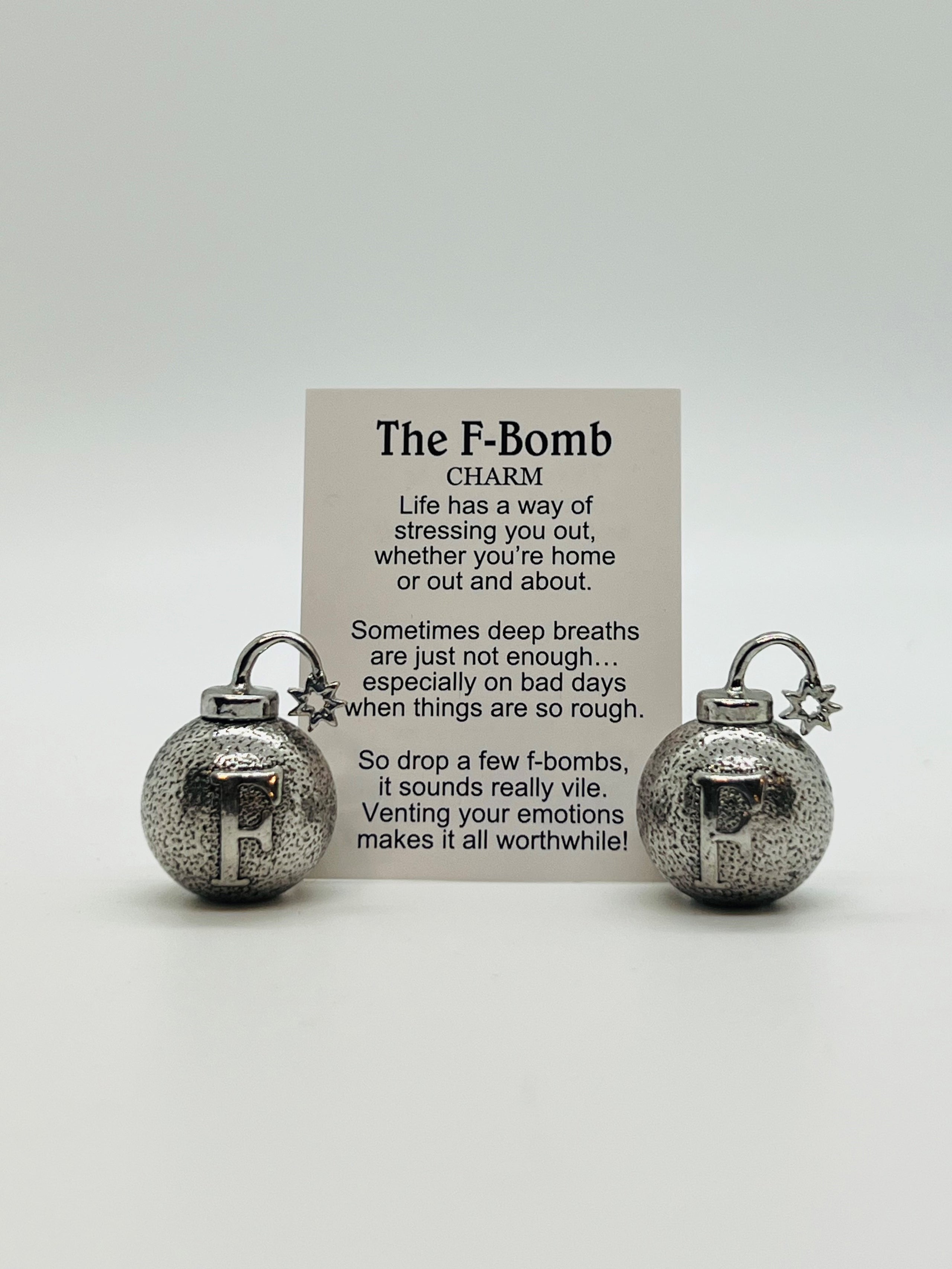 F BOMB CHARM | TURN THE PAGE BOOKSTORE